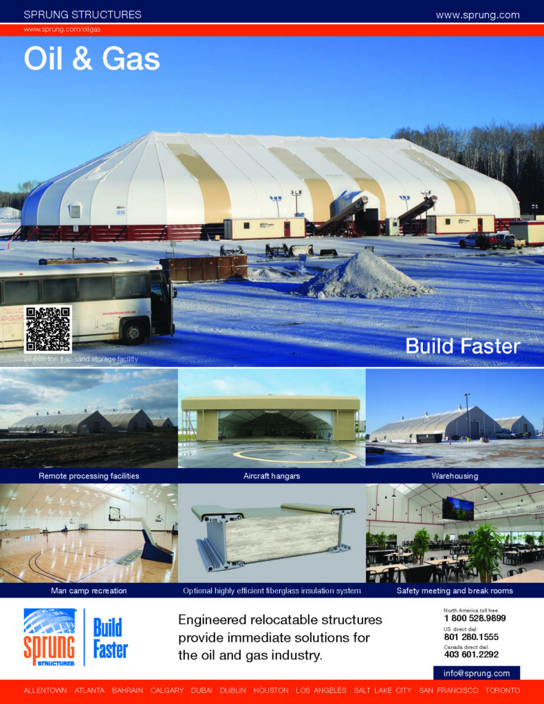 Oil & Gas Buildings, Natural Gas Storage Facilities - Sprung