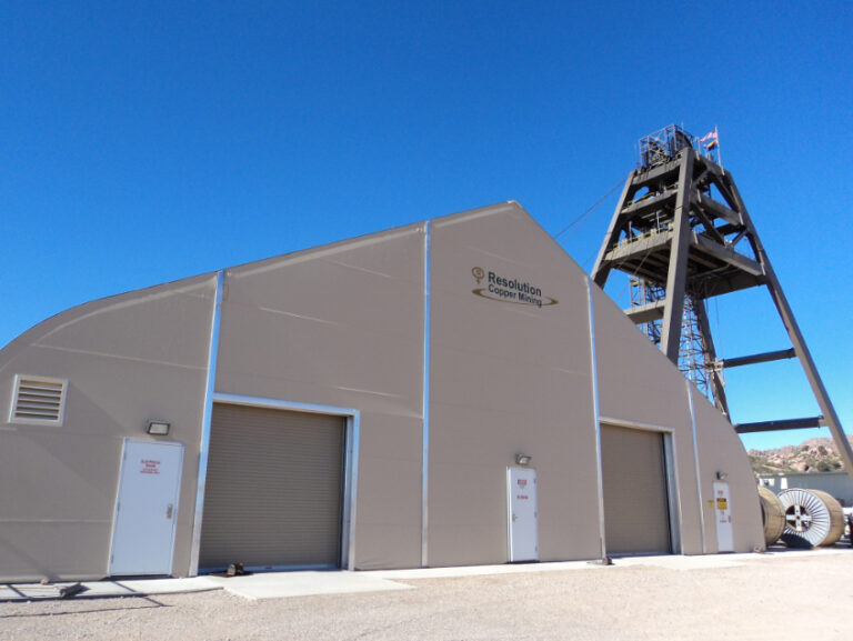 Sprung Project: Resolution Copper Mine - Winch and Hoist House - Mining