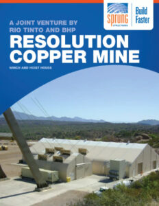 Sprung Project: Resolution Copper Mine - Winch and Hoist House - Mining