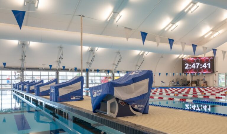 Sprung Project: Idaho Central Aquatic Center - Pool Enclosures