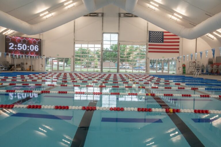 Sprung Project: Idaho Central Aquatic Center - Pool Enclosures