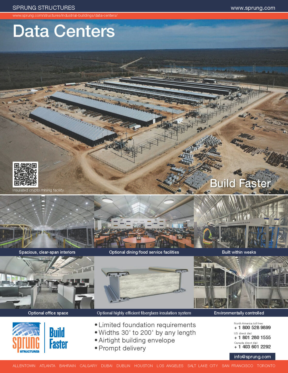 Data Center Construction, Data Center Building - Sprung