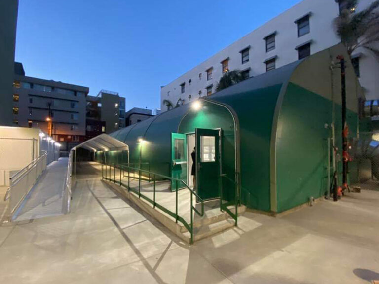 Sprung Project: LA Union Rescue Mission - Homeless Navigation Centers