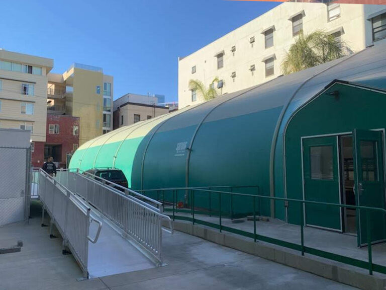 Sprung Project: LA Union Rescue Mission - Homeless Navigation Centers