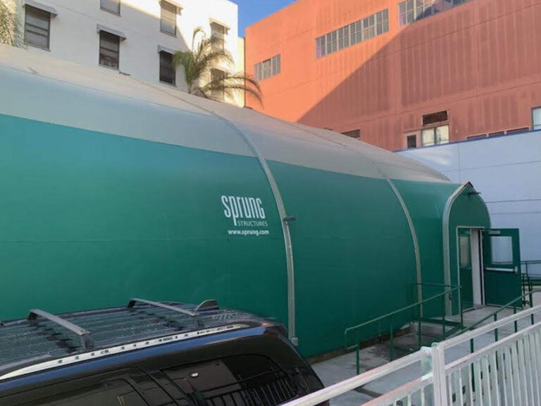 Sprung Project: LA Union Rescue Mission - Homeless Navigation Centers