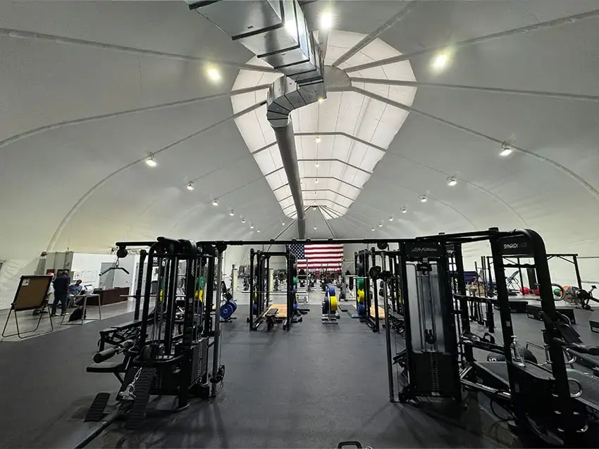 Sprung Project: Fort Riley - Repurposed MWR Facility - Hangars ...