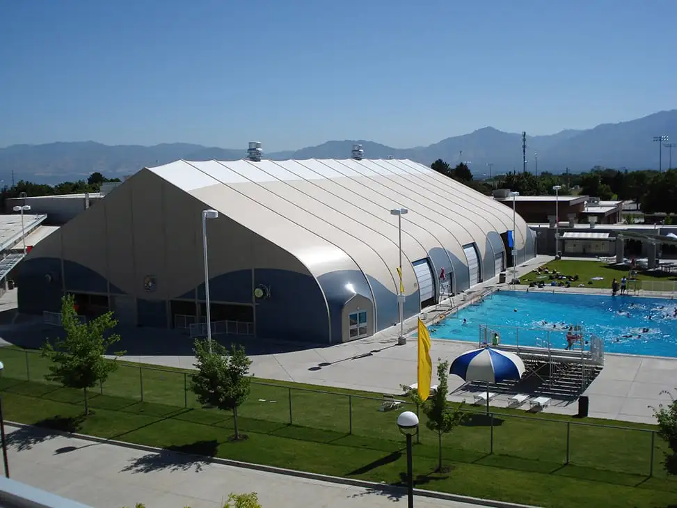 Proyecto Sprung: Kearns Oquirrah Park - Cubierta de piscina - Cubiertas ...