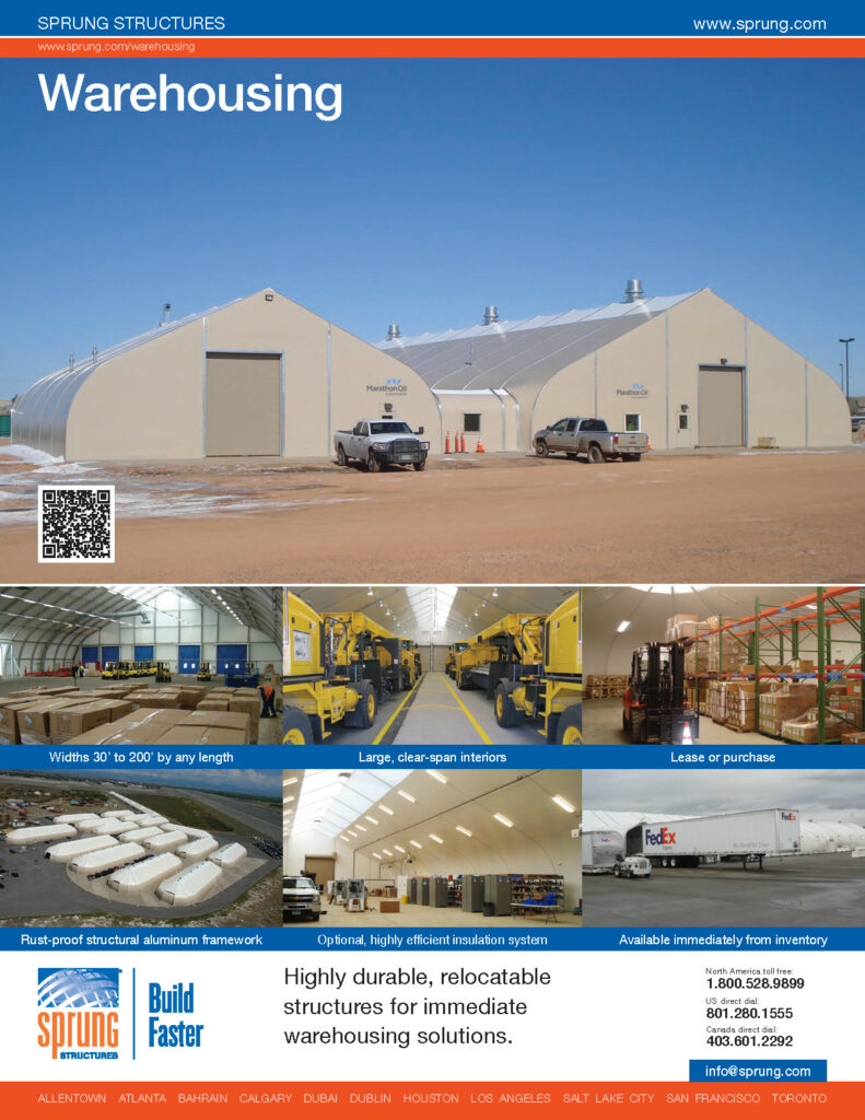 Portable Warehouse Building, Temporary Storage Shelter - Sprung