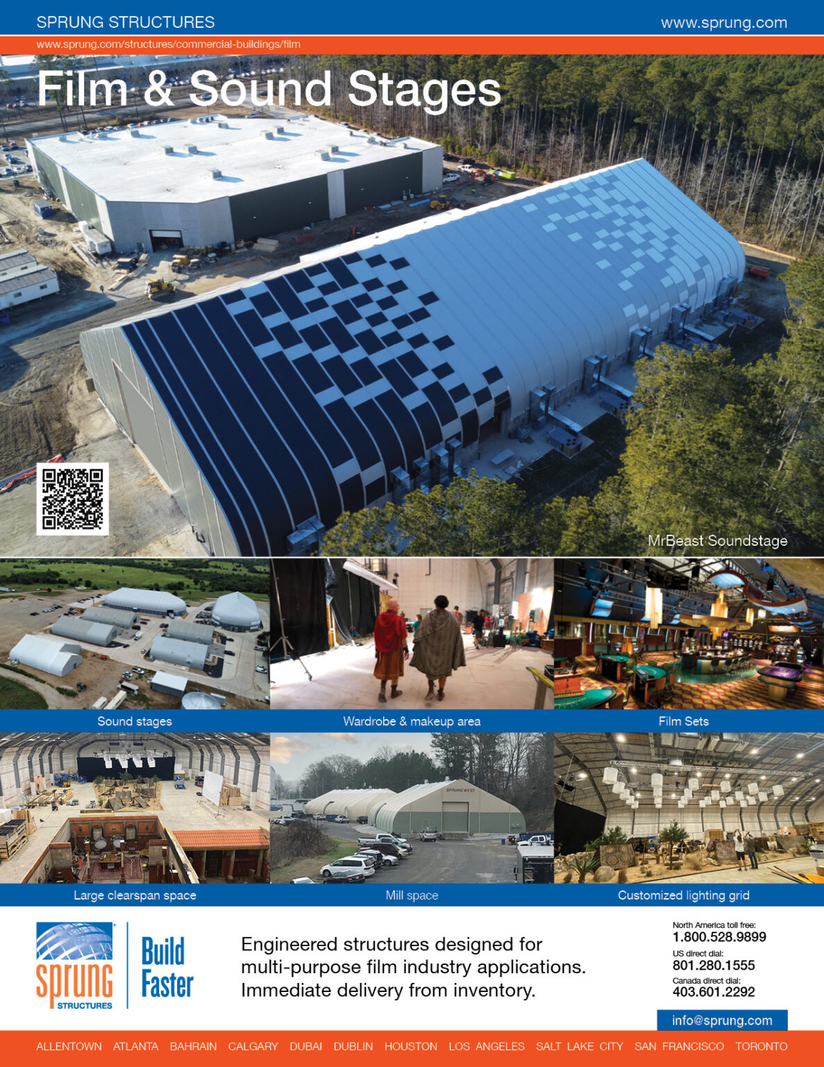 Film Sets, Theatre Storage, Movie Warehousing - Sprung
