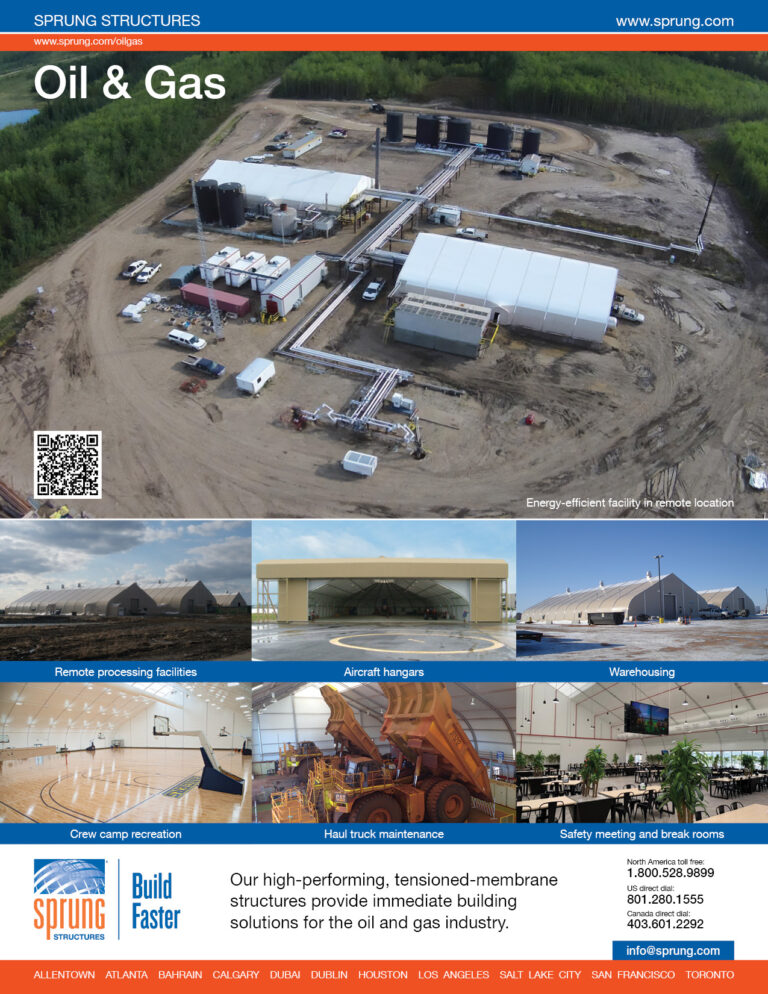 Oil & Gas Buildings, Natural Gas Storage Facilities - Sprung